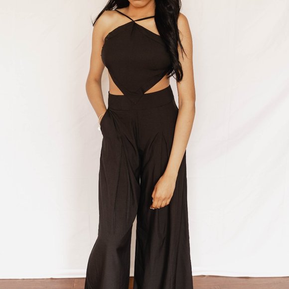 Pants & Jumpsuits | Brand New Cute Onepiece Halter Top Pant Suit | Poshmark